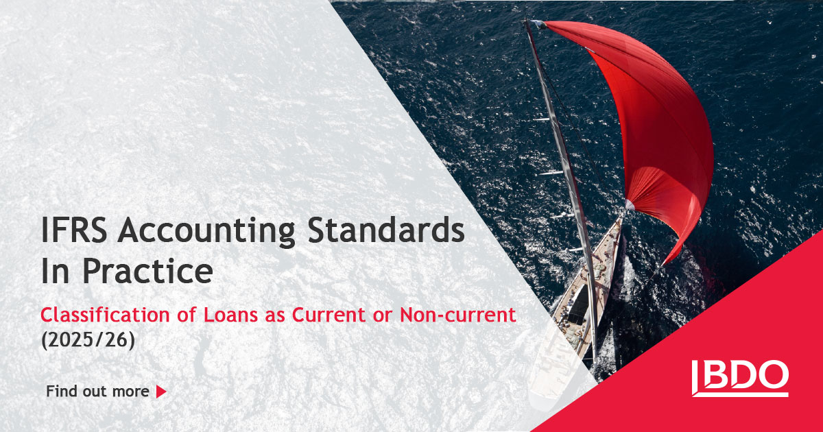IFRS Accounting Standards in practice – Classification of loans as current or non-current (2025/ ...
